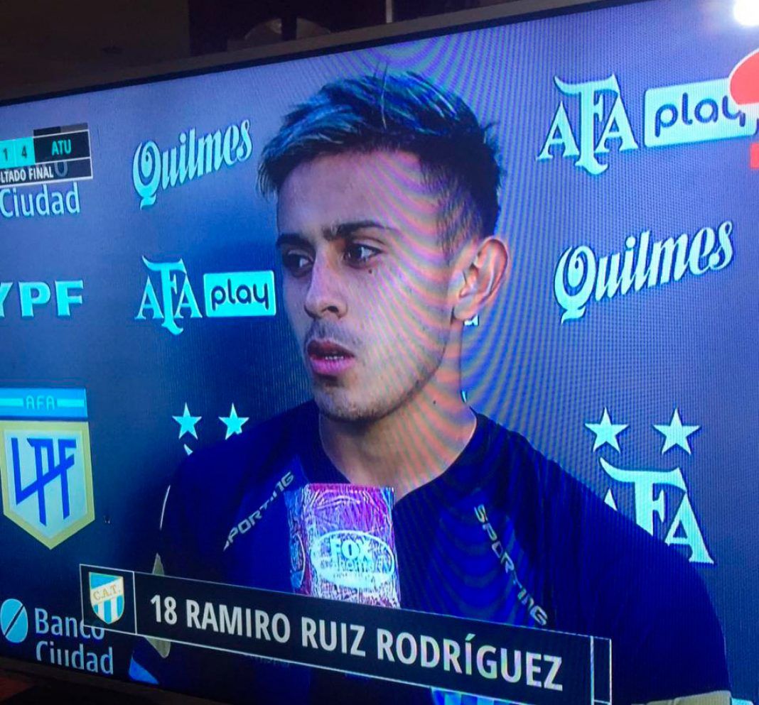 Ruiz Rodríguez debutó como titular y marcó un gol en la goleada del ...